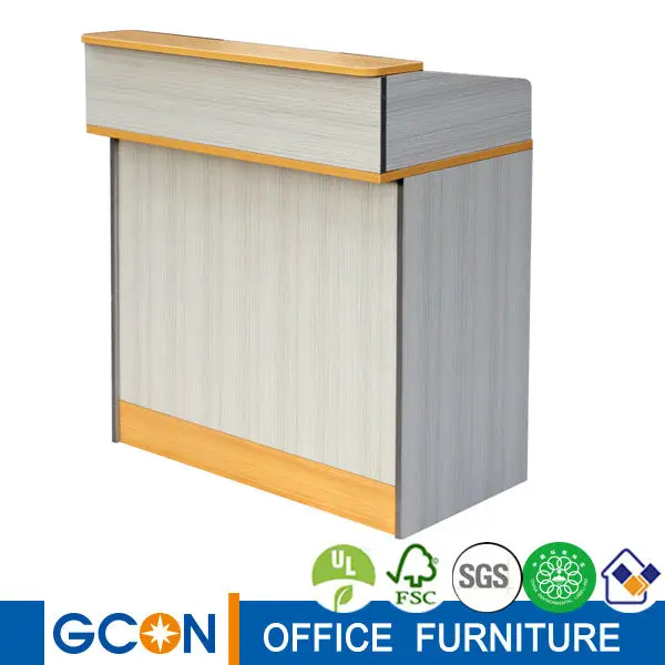 Small Shops Wood Cashier Counter Table | Reception Station