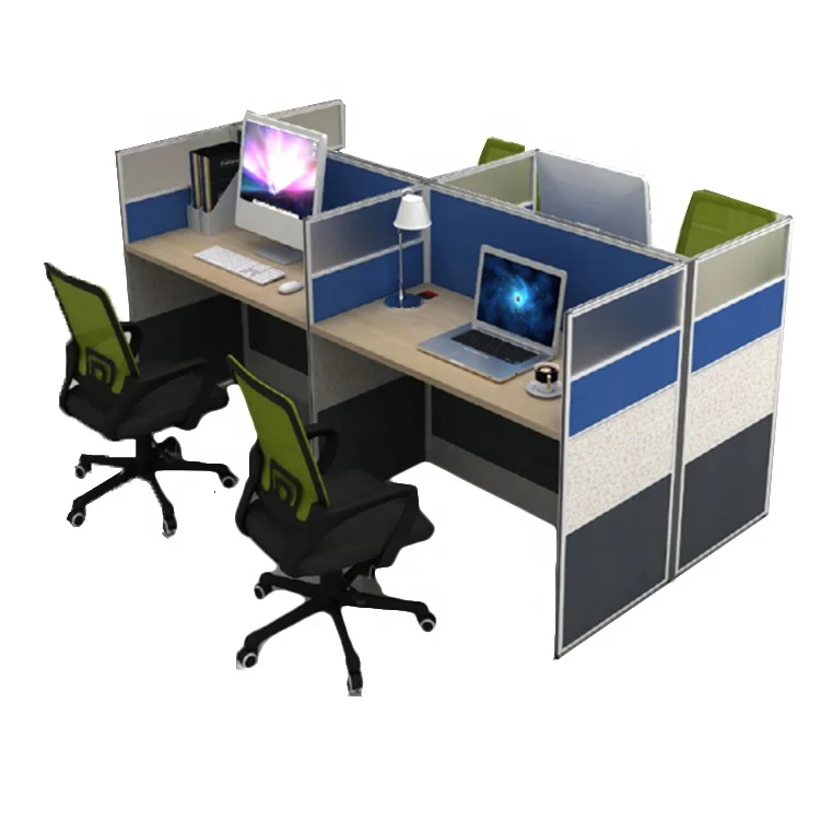 Oem Modern Office Furniture Design 4 Person Modern Office Cubicles with ...